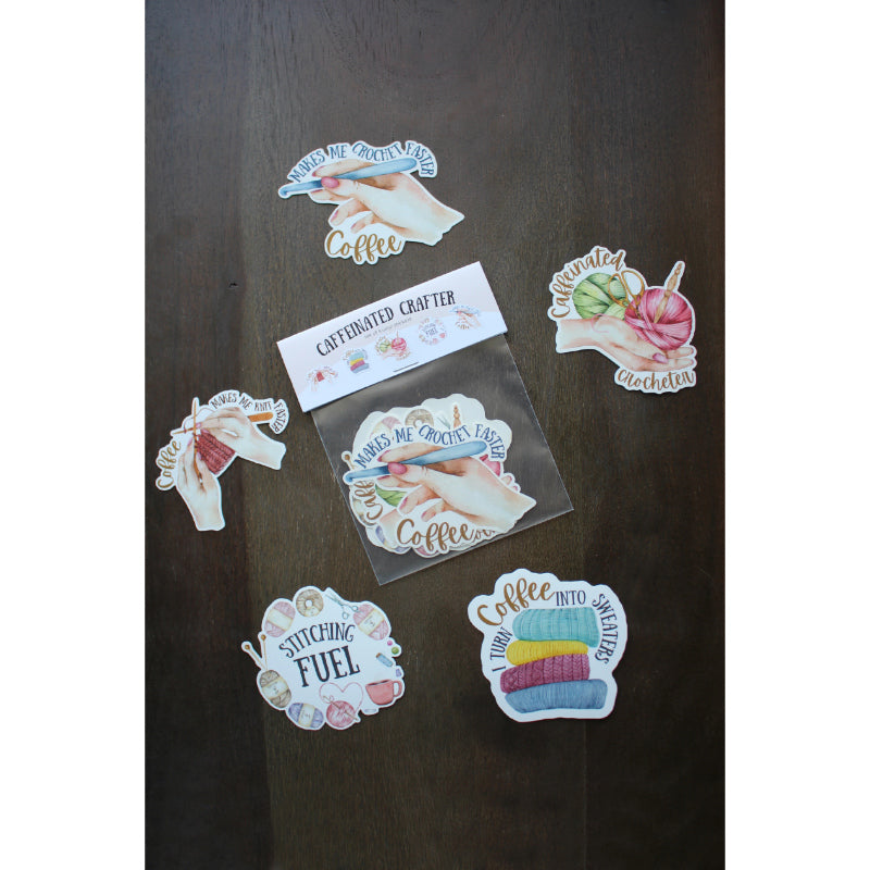 Caffeinated Crafter Stickers