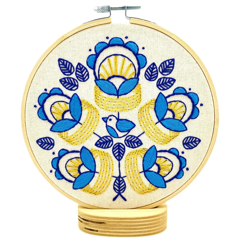 Golden Rings Complete Embroidery Kit | The Craftivist