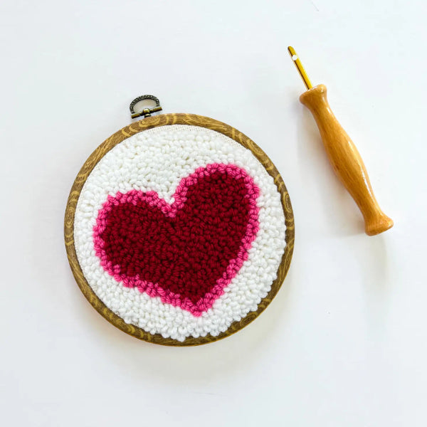 Classic Heart Punch Needle Kit