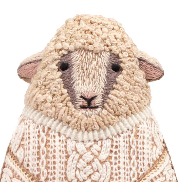 Sheep Embroidery Sewing Kit | The Craftivist