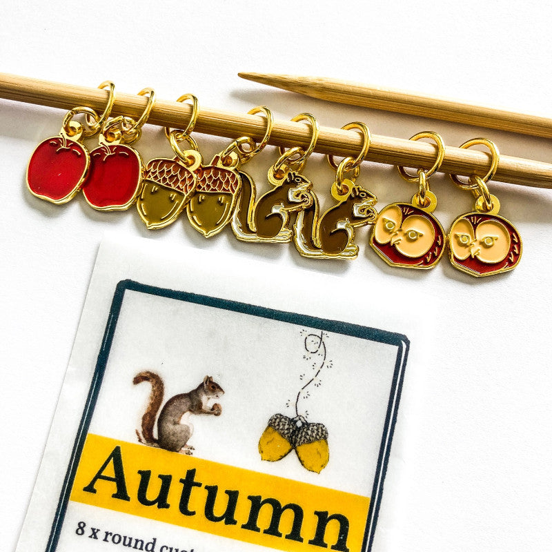 Autumn Stitch Markers