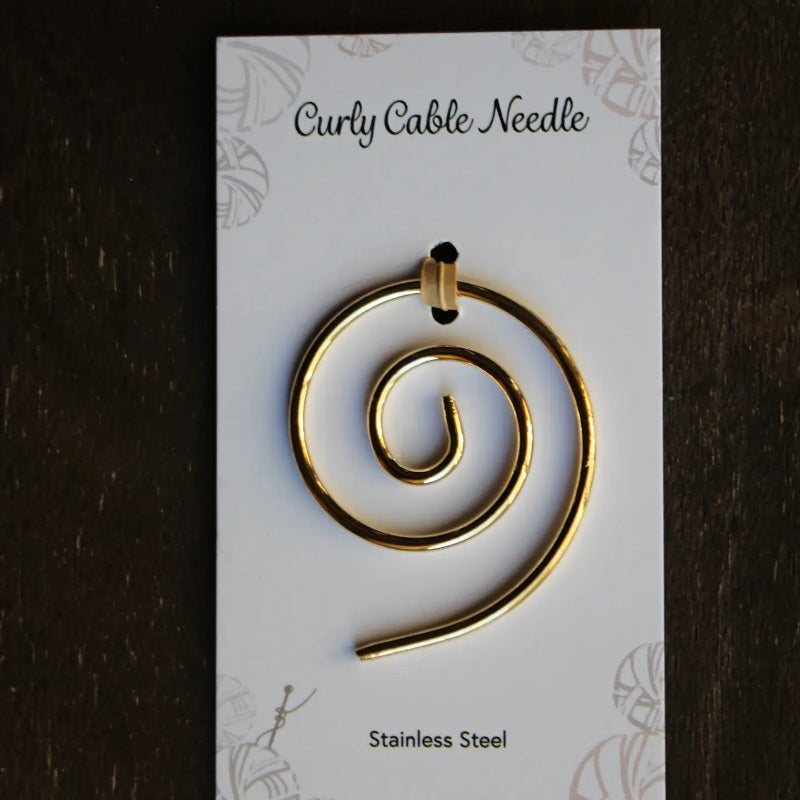 Curly Cable Needle | The Craftivist