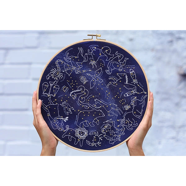 Star Map Embroidery Kit