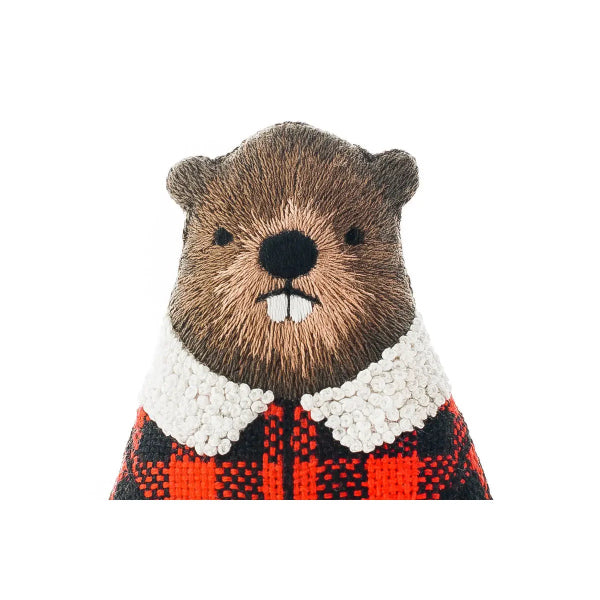 Beaver Embroidery Sewing Kit