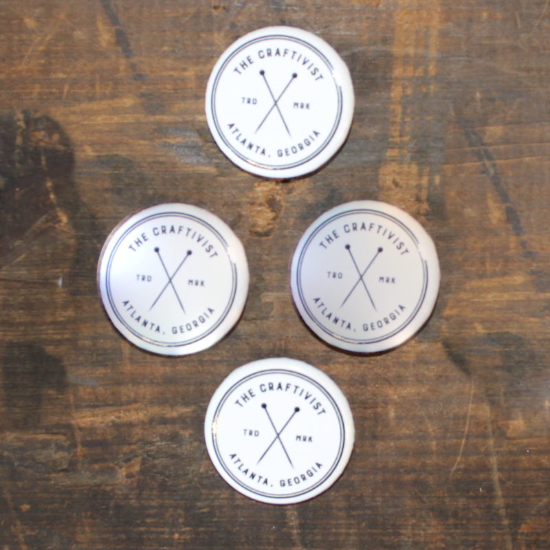 The Craftivist Buttons - Cool pins from The Craftivist